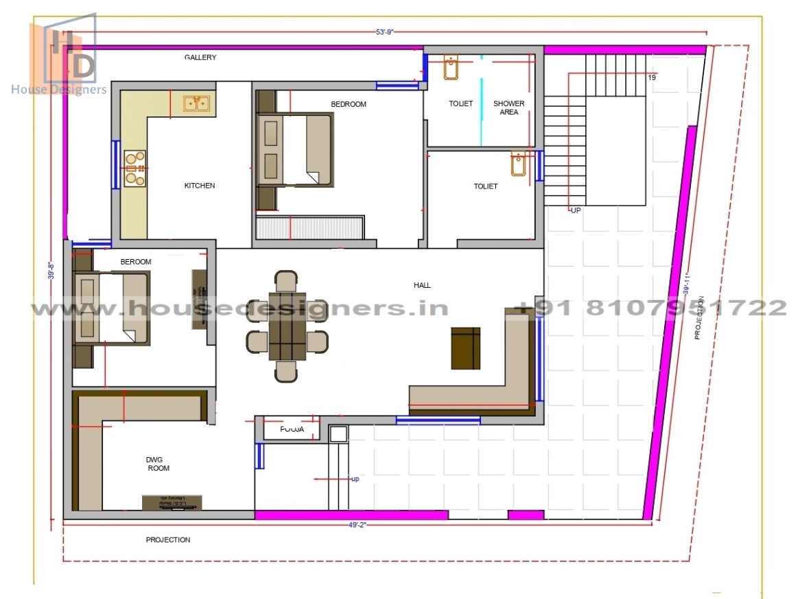 24×30 ft house plan