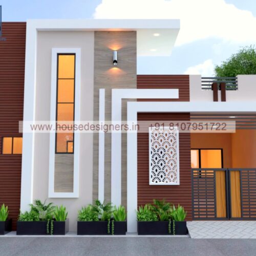 simple single floor house design
