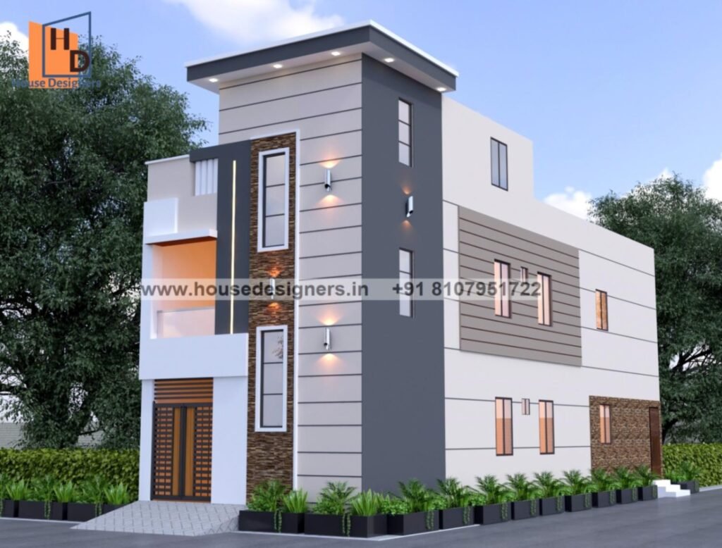 Tow floor home elevation design