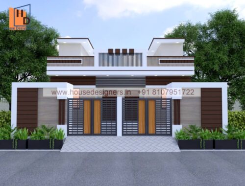 Single Floor Elevation Design for different size of front